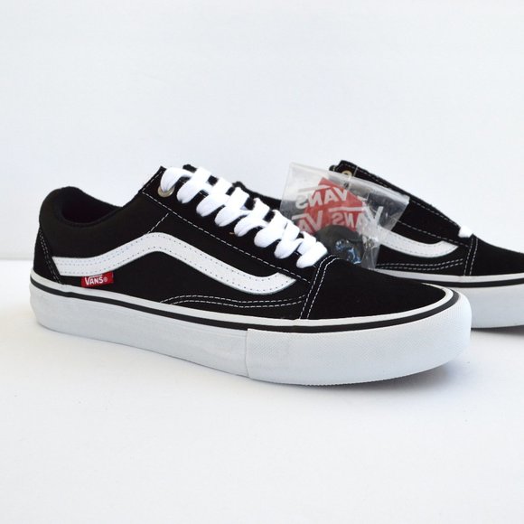 Vans | Shoes | Vans Old Skool Pro Black And White Sneaker Shoes Wave ...